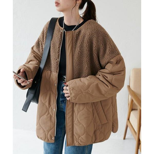 ZOZO問い合わせ番号:88095627ショップ:DISCOAT，ディスコートブランド:DISCOAT，ディスコート商品名:ボア切替キルティングコート《WEB限定カラーあり》カテゴリ:ジャケット/アウター&gt;その他アウターブランド品番:...