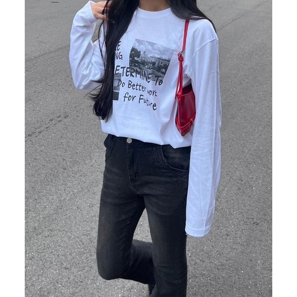 『タイムセール実施中』ZOZO問い合わせ番号:88127952ショップ:wears，ウェアーズブランド:fiere，フィエール商品名:モノクロフォトデザインロンT／長袖Tシャツカテゴリ:トップス>Tシャツ/カットソーブランド品番:iz...