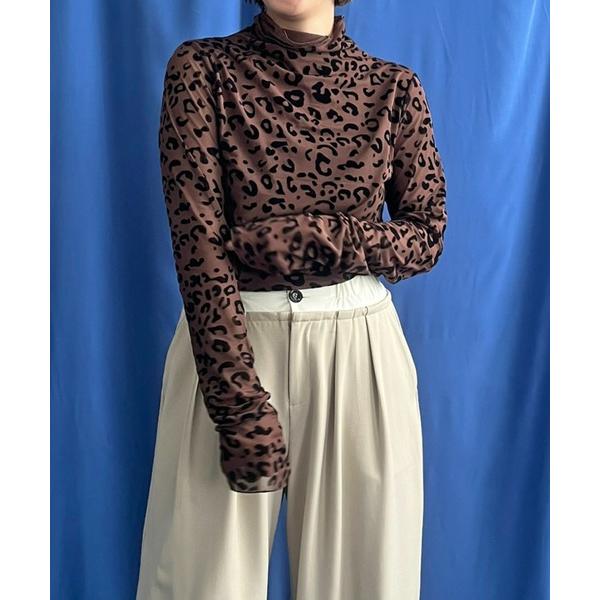 『セール実施中』ZOZO問い合わせ番号:88188919ショップ:LHELBIE，レルビエブランド:LHELBIE，レルビエ商品名:フロッキーチュールトップスカテゴリ:トップス>Tシャツ/カットソーブランド品番:52017K素材:本体...