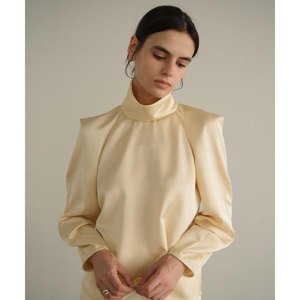 『セール実施中』ZOZO問い合わせ番号:88191013ショップ:CLANE，クラネブランド:CLANE，クラネ商品名:CONSTRUCTIVE SATIN BLOUSEカテゴリ:トップス>シャツ/ブラウスブランド品番:17122-4...