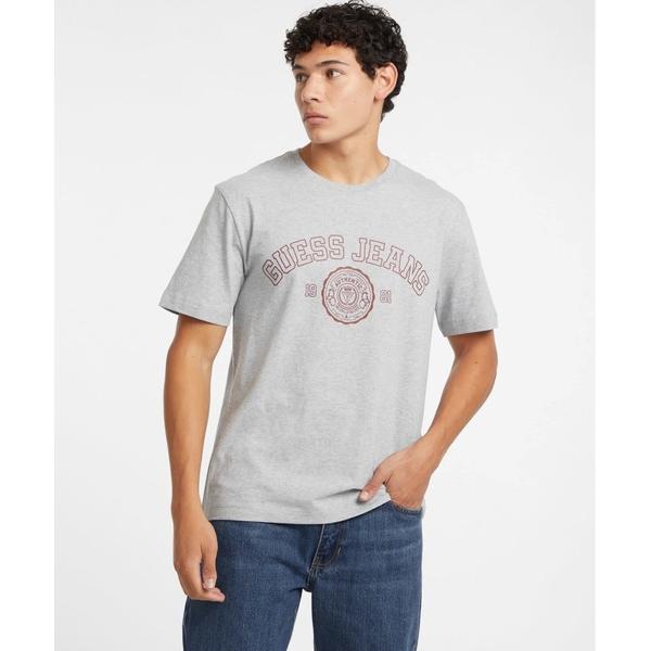 『セール実施中』ZOZO問い合わせ番号:88191177ショップ:GUESS，ゲスブランド:GUESS JEANS，ゲスジーンズ，Guess，ゲス商品名:GUESS JEANS Ss Cn Reg Stamp Print Tee 半袖 Tシ...