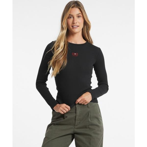 『セール実施中』ZOZO問い合わせ番号:88191221ショップ:GUESS，ゲスブランド:GUESS JEANS，ゲスジーンズ，Guess，ゲス商品名:GUESS JEANS Ls Cn Slim Embro Tee 長袖Tシャツカテゴリ...