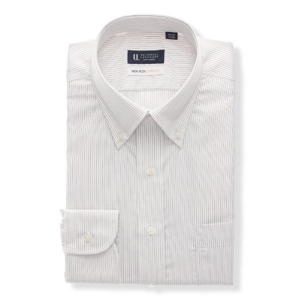 『セール実施中』ZOZO問い合わせ番号:88191498ショップ:SUIT SQUARE，スーツスクエアブランド:SUIT SQUARE，スーツスクエア商品名:ワイシャツ ノンアイロンストレッチ 3BLOCK ボタンダウンカラー BASIC...