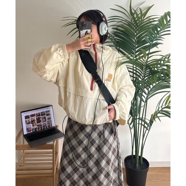 『セール実施中』ZOZO問い合わせ番号:88209456ショップ:nemne store，ネンネストアブランド:nemne store，ネンネストア商品名:【keel】配色ドローコードナイロンテックアノラックカテゴリ:ジャケット/アウター&...