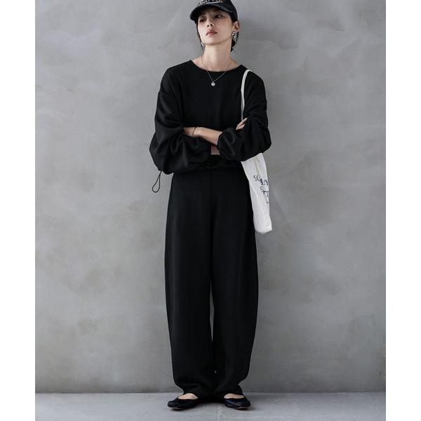 ZOZO問い合わせ番号:88225531ショップ:bflat，ビーフラットブランド:etoll.，エトル商品名:ダンボールニットカーブパンツカテゴリ:パンツ>スウェットパンツブランド品番:et0290007180素材:ポリエステル76...