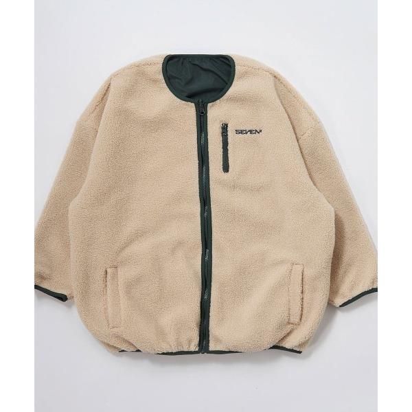 『タイムセール実施中』ZOZO問い合わせ番号:88257917ショップ:OP/RUSTY，オーピー/ラスティーブランド:SEVEN2，セブンツー商品名:【SEVEN2】キッズリバーシブルボアジャケットカテゴリ:ジャケット/アウター>そ...