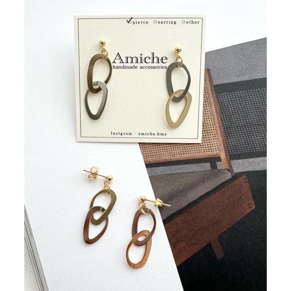 ※このアイテムは返品・交換対象外商品です。ZOZO問い合わせ番号:88259254ショップ:TONE，トーンブランド:tone，トーン商品名:【Amiche】ダブルサークルピアス(MA)カテゴリ:アクセサリー>ピアス（両耳用）ブランド...