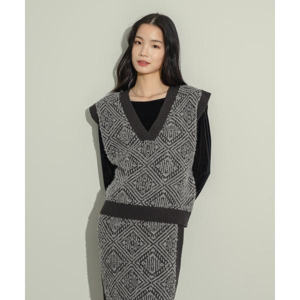 『セール実施中』ZOZO問い合わせ番号:88259909ショップ:Auntie Rosa，アンティローザブランド:NEUNA，ヌナ商品名:JQGニットベストカテゴリ:トップス>ニット/セーターブランド品番:NNASC245003素材:...