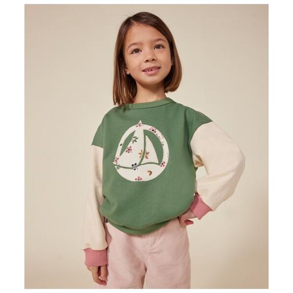 『セール実施中』ZOZO問い合わせ番号:88291101ショップ:PETIT BATEAU，プチバトーブランド:PETIT BATEAU，プチバトー商品名:スウェットカラーブロック長袖プルオーバーカテゴリ:トップス>スウェットブランド...