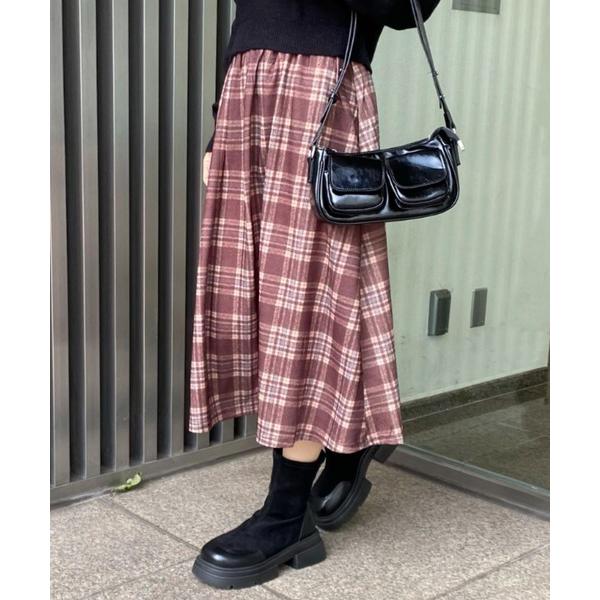 『セール実施中』ZOZO問い合わせ番号:88292766ショップ:mebole，メボレブランド:mebole，メボレ商品名:レトロチェック柄ロングスカートカテゴリ:スカート>スカートブランド品番:MB-24-2-3058素材:ポリエス...