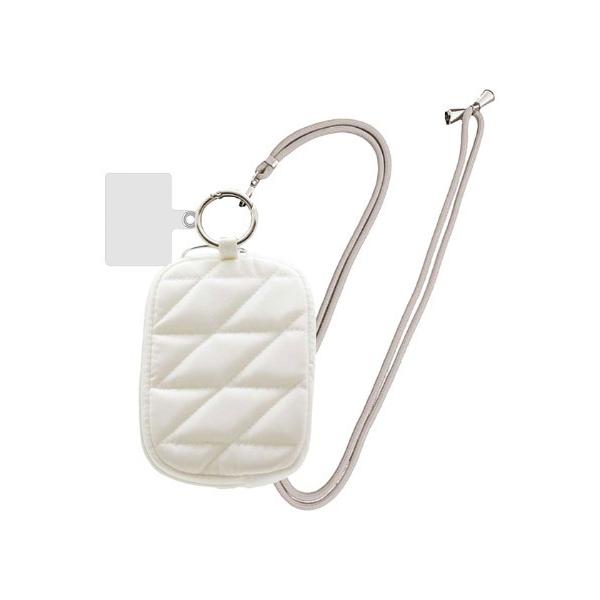 『タイムセール実施中』ZOZO問い合わせ番号:88294284ショップ:Hamee，ハミィブランド:Hamee，ハミィ商品名:Melia キルティングガジェット ポーチ ＆ ストラップカテゴリ:PC・スマホグッズ/家電>スマホグッズブ...