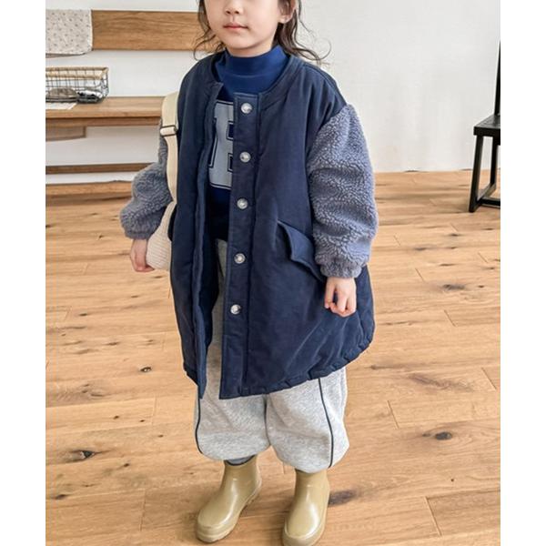 『タイムセール実施中』ZOZO問い合わせ番号:88297527ショップ:aimoha，アイモハブランド:aimoha，アイモハ商品名:【aimoha-KIDS-】ボア切り替え中綿ジャケット (AW)カテゴリ:ジャケット/アウター>ダウ...