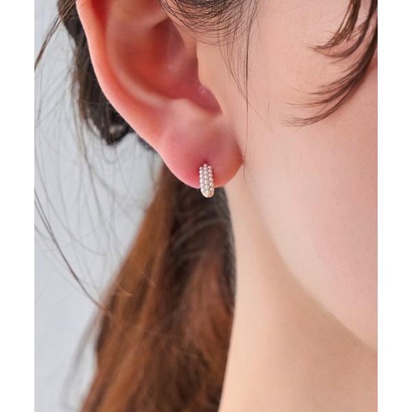 ZOZO問い合わせ番号:88330582ショップ:JEWEL ADDICT，ジュエルアディクトブランド:Phoebe，フィービィー商品名:【金属アレルギー対応】【痛くないシリーズ】グレインパールフープライトフィットイヤリング/ニッケルフリー...