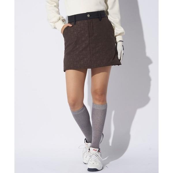 『タイムセール実施中』ZOZO問い合わせ番号:88426073ショップ:OCEAN GOLF，オーシャンゴルフブランド:FILA GOLF，フィラゴルフ 商品名:【FILAGOLF/フィラゴルフ】レディース裾ニット中綿スカートカテゴリ:スカ...