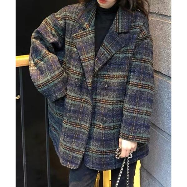 『セール実施中』ZOZO問い合わせ番号:88429302ショップ:RiNc，リンクブランド:ammy.，エイミードット商品名:【 ammy. / エイミードット 】 マルチチェック テーラードジャケット / ショートコートカテゴリ:ジャケッ...