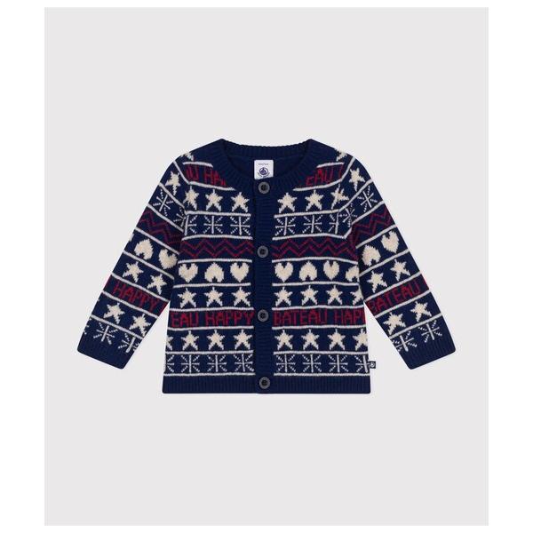 『セール実施中』ZOZO問い合わせ番号:88460940ショップ:PETIT BATEAU，プチバトーブランド:PETIT BATEAU，プチバトー商品名:ウール＆コットンカーディガンカテゴリ:トップス>カーディガン/ボレロブランド品...