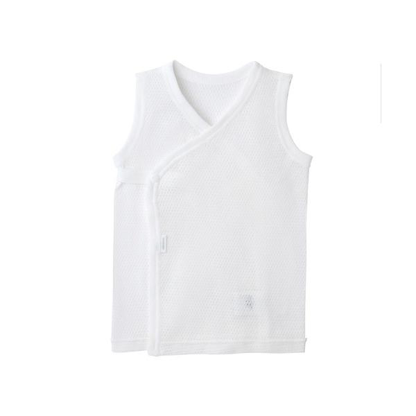 ※このアイテムは返品・交換対象外商品です。ZOZO問い合わせ番号:88462951ショップ:MIKI HOUSE，ミキハウスブランド:MIKI HOUSE，ミキハウス商品名:メッシュ天竺ノースリーブ短肌着カテゴリ:ママ＆ベビー>肌着ブ...