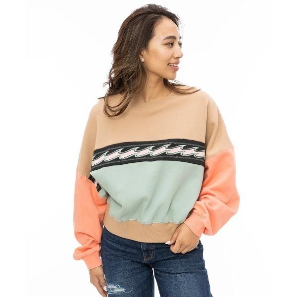 『セール実施中』ZOZO問い合わせ番号:88463447ショップ:BILLABONG，ビラボンブランド:BILLABONG，ビラボン商品名:BILLABONG レディース 73 DAYS CABO CREW トレーナー/ビラボンバックプリン...