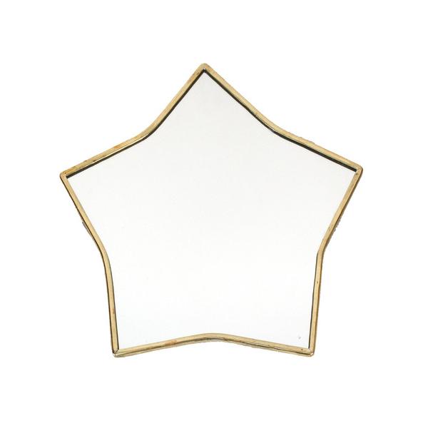 ZOZO問い合わせ番号:88464257ショップ:UNBILLION，アンビリオンブランド:UNBILLION，アンビリオン商品名:アフリカンスクエアー AFRICANSQUARE / メタル鏡 星 縁細 大カテゴリ:インテリア>ミラ...