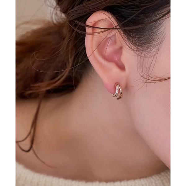 ZOZO問い合わせ番号:88464586ショップ:JEWEL ADDICT，ジュエルアディクトブランド:Phoebe，フィービィー商品名:【金属アレルギー対応】【痛くないシリーズ】ストレートシャインクリスタルループフィットイヤリングカテゴリ...