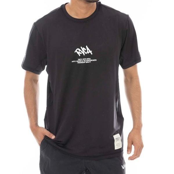 『セール実施中』ZOZO問い合わせ番号:88466361ショップ:BOARDRIDERS，ボードライダーズブランド:RVCA，ルーカ商品名:RVCA メンズ STASH YOGGER STRETCH ラッシュガード/ルーカロゴプリントラッシ...