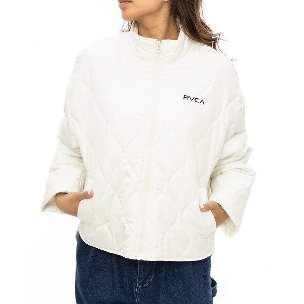 『セール実施中』ZOZO問い合わせ番号:88466426ショップ:BOARDRIDERS，ボードライダーズブランド:RVCA，ルーカ商品名:RVCA レディース QUILTING SHIRT JACKE ジャケット/ルーカロゴ刺繍キルティン...