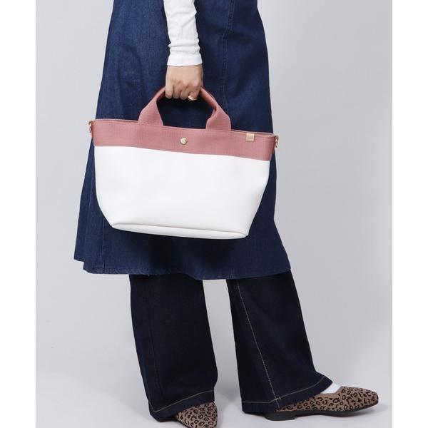 『セール実施中』ZOZO問い合わせ番号:88467770ショップ:UNITED BASE，ユナイテッドベースブランド:BASE，ベース商品名:【ペットボトルホルダー付き】 2way バイカラー ショルダートートバッグカテゴリ:バッグ>...