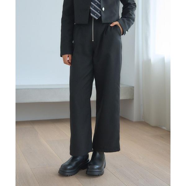 『タイムセール実施中』ZOZO問い合わせ番号:88468366ショップ:GLOBAL WORK，グローバルワークブランド:GLOBAL WORK，グローバルワーク商品名:イージーケアZIPワイドパンツ/234600カテゴリ:パンツ>そ...