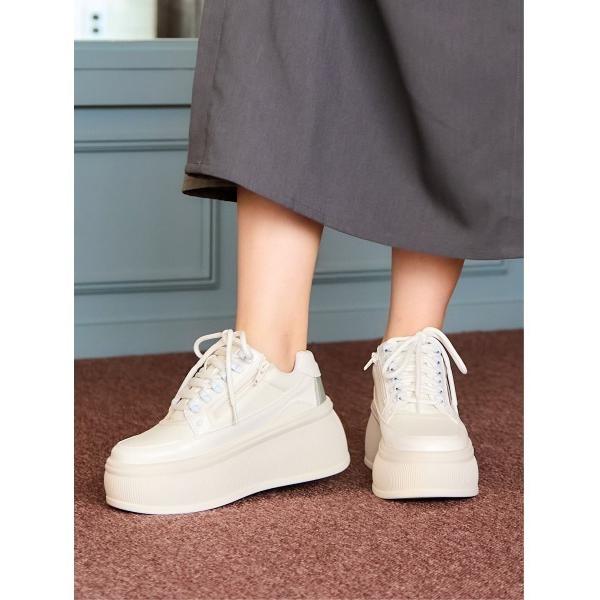 『タイムセール実施中』ZOZO問い合わせ番号:88501042ショップ:Mafmof，マフモフブランド:Mafmof，マフモフ商品名:Mafmof(マフモフ)8cm厚底プラットフォームスニーカーカテゴリ:シューズ>スニーカーブランド品...