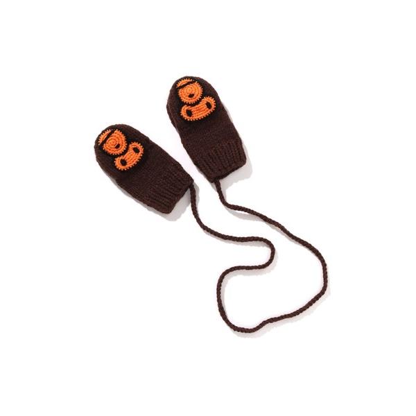 ZOZO問い合わせ番号:88501317ショップ:A BATHING APE，ア ベイシング エイプブランド:A BATHING APE，アベイシングエイプ商品名:BABY MILO WOOL MIX KNIT MITTENSカテゴリ:ファ...