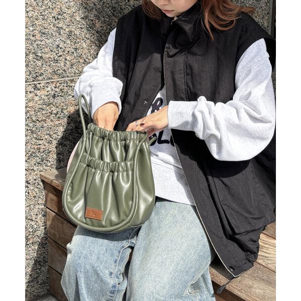 ZOZO問い合わせ番号:88503596ショップ:CPCM，シーピーシーエムブランド:CPCM，シーピーシーエム商品名:【FUKA's企画】PUパラコードギャザーミニショルダーバッグカテゴリ:バッグ>ショルダーバッグブランド品番:PG...