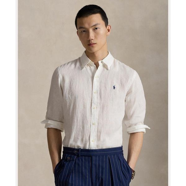 ZOZO問い合わせ番号:88534154ショップ:POLO RALPH LAUREN，ポロ ラルフ ローレンブランド:POLO RALPH LAUREN，ポロ ラルフ ローレン商品名:クラシック フィット リネン シャツカテゴリ:トップス&...
