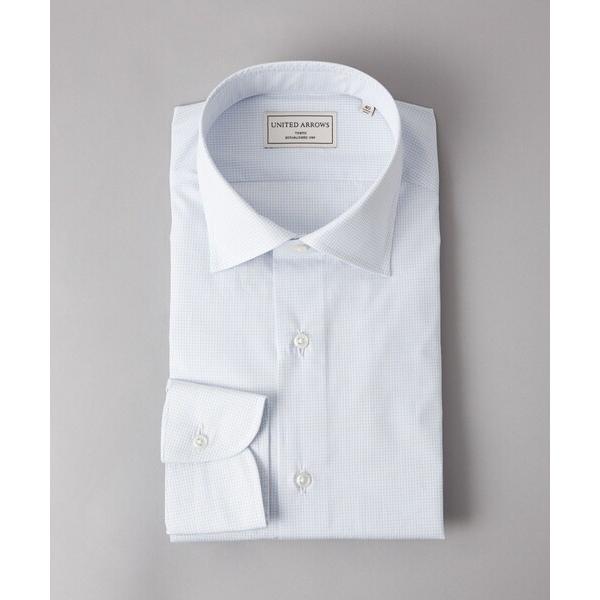 『セール実施中』ZOZO問い合わせ番号:88596069ショップ:UNITED ARROWS，ユナイテッドアローズブランド:UNITED ARROWS，ユナイテッドアローズ商品名:ALBINI グラフチェック セミワイドカラーシャツカテゴリ...