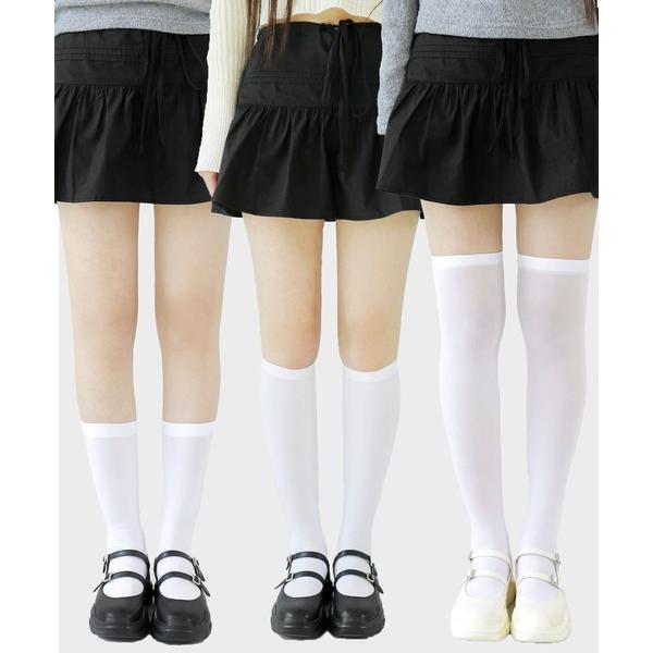※このアイテムは返品・交換対象外商品です。ZOZO問い合わせ番号:88596379ショップ:minsobi，ミンソビブランド:minsobi，ミンソビ商品名:選べる丈 3種 スキンソックス ニーハイソックス ハイソックス 透け感がとってもガ...