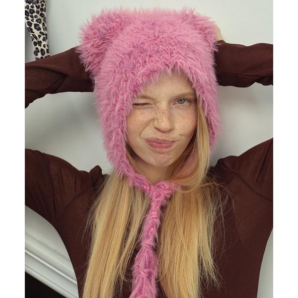 『セール実施中』ZOZO問い合わせ番号:88596620ショップ:WEGO，ウィゴーブランド:WEGO，ウィゴー商品名:WEGO/猫耳モヘアニットキャップ／ビーニーカテゴリ:帽子>ニットキャップ/ビーニーブランド品番:DF24AU10...