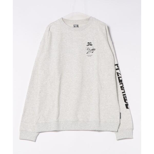 『タイムセール実施中』ZOZO問い合わせ番号:88629723ショップ:DC SHOES，ディーシーブランド:DC SHOES，ディーシーシューズ商品名:24 PIZZERIA CREWNECK/DCバックプリントスウェットトレーナーカテゴ...