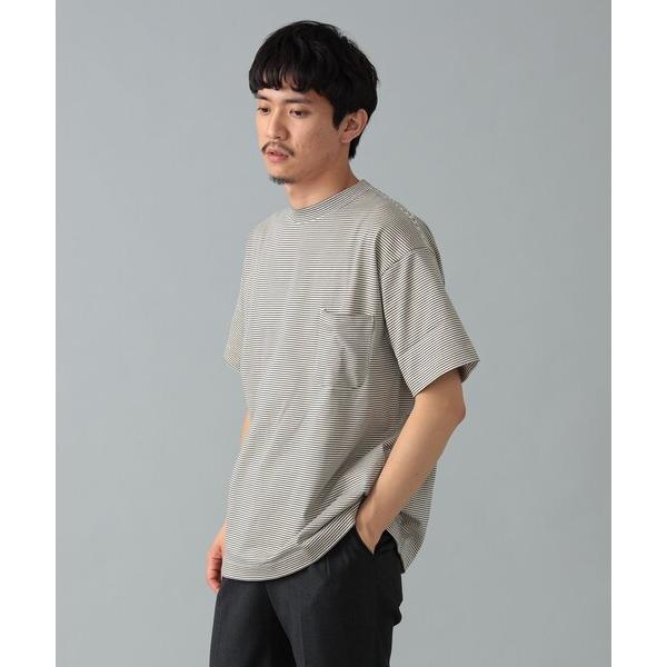 ZOZO問い合わせ番号:88630327ショップ:BEAMS MEN，ビームス メンブランド:A VONTADE，アボンタージ，BEAMS F，ビームスエフ商品名:*A VONTADE / ミニボーダー ポケットTシャツカテゴリ:トップス&...