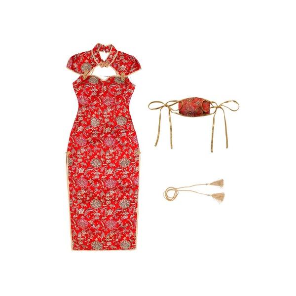 『タイムセール実施中』※このアイテムは返品・交換対象外商品です。ZOZO問い合わせ番号:88631275ショップ:darial，ダリアルブランド:DAZZY，デイジー，darial，ダリアル商品名:ハロウィン コスプレ 龍鳳柄 ロング チャ...