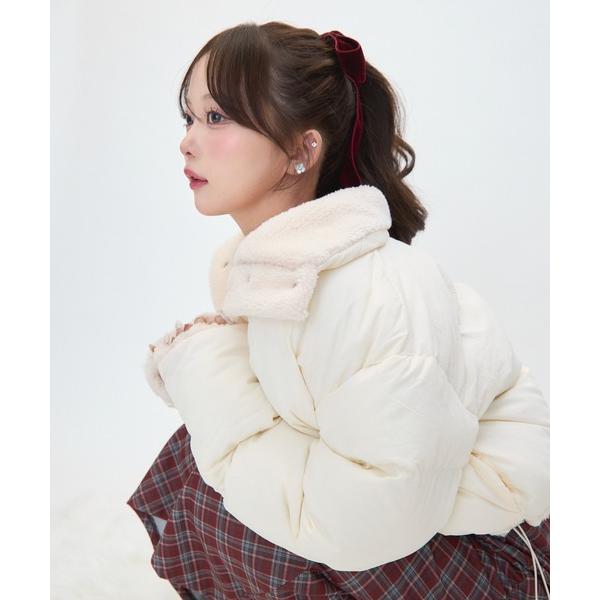 『タイムセール実施中』ZOZO問い合わせ番号:88631990ショップ:Auntie Rosa，アンティローザブランド:TITTY&amp;CO.，ティティーアンドコー商品名:ボアライニングダウンカテゴリ:ジャケット/アウター>ダウン...