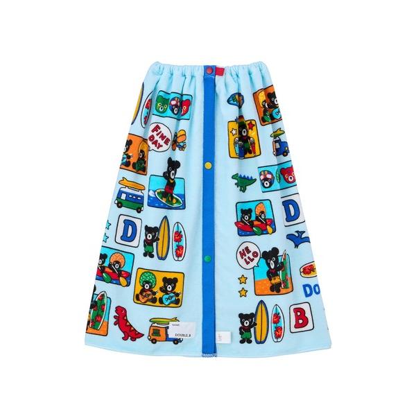 ※このアイテムは返品・交換対象外商品です。ZOZO問い合わせ番号:88633665ショップ:MIKI HOUSE，ミキハウスブランド:MIKI HOUSE，ミキハウス商品名:スナップ付きビーチタオルカテゴリ:水着/着物・浴衣>スイムグ...