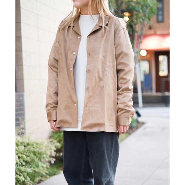 『タイムセール実施中』ZOZO問い合わせ番号:88638236ショップ:おしゃれスタ，オシャレスタブランド:ARCHIVER，アーカイバ商品名:【-It is what it is-】フェイクスウェード開襟シャツカテゴリ:トップス>シ...