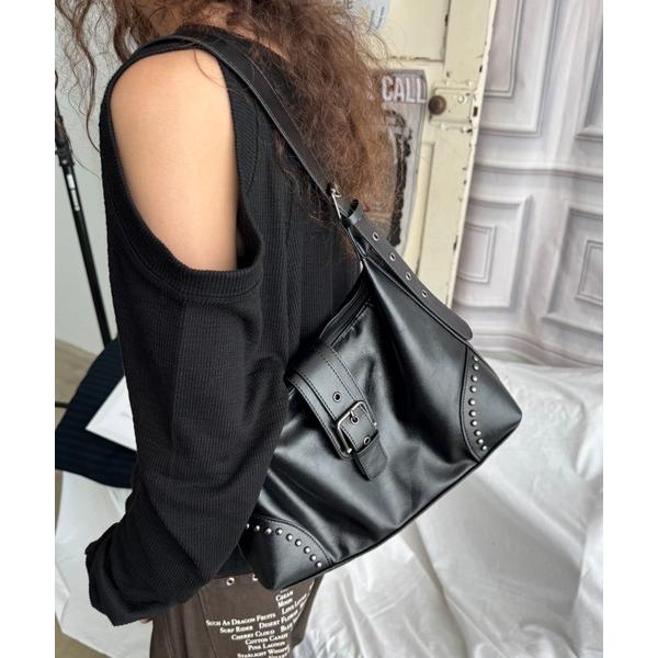 ZOZO問い合わせ番号:88640164ショップ:Auntie Rosa，アンティローザブランド:SHAGGIE，シャギー商品名:【レビュー評価★4.8】スタッズ付き2WAYバッグカテゴリ:バッグ>ショルダーバッグブランド品番:SGT...