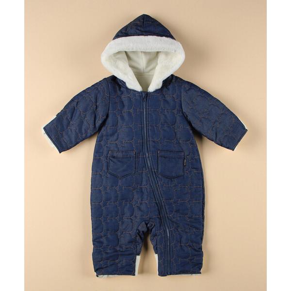 『タイムセール実施中』※このアイテムは返品・交換対象外商品です。ZOZO問い合わせ番号:88640473ショップ:COMME CA ISM，コムサイズムブランド:COMME CA ISM，コムサイズム商品名:デニム調星柄キルト 中綿おくるみ...