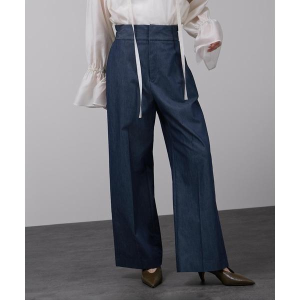 ZOZO問い合わせ番号:88707732ショップ:ADAM ET ROPE'，アダムエロペブランド:SALON adam et rope'，サロン アダム エ ロペ商品名:コットンライクスタイルアップパンツカテゴリ:パンツ>スラックス...