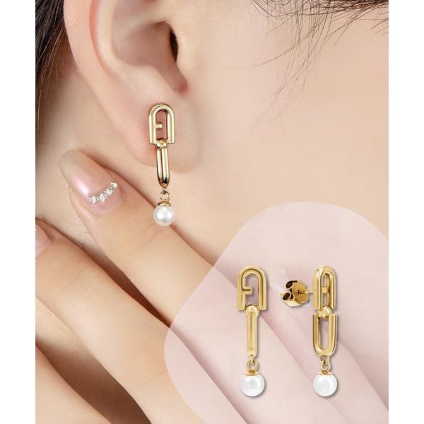 ※このアイテムは返品・交換対象外商品です。ZOZO問い合わせ番号:88708081ショップ:Uwith，ユーウィズブランド:FURLA，フルラ商品名:FURLA/フルラ FURLA CHAINED LOGO ピアス FLA-FJ0930ET...