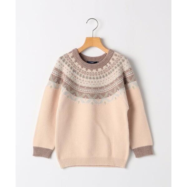 『タイムセール実施中』ZOZO問い合わせ番号:88708531ショップ:SHIPS KIDS，シップス キッズブランド:SHIPS，シップス商品名:SHIPS KIDS:80〜90cm /〈洗濯機可能〉フェアアイル ニットカテゴリ:トップス...