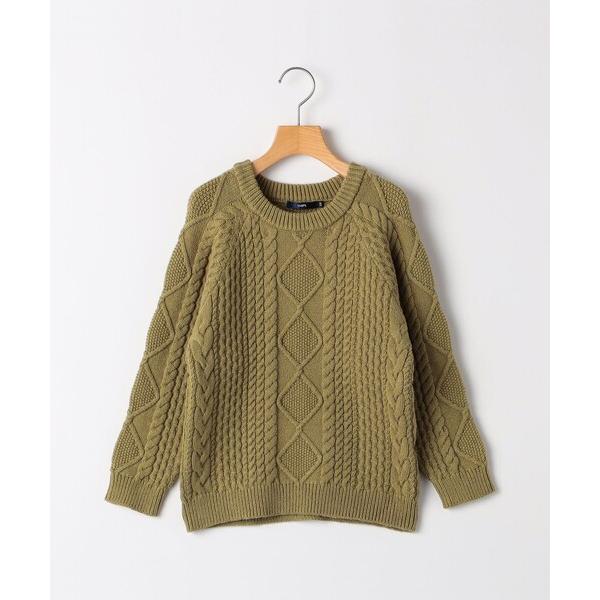 『タイムセール実施中』ZOZO問い合わせ番号:88708684ショップ:SHIPS KIDS，シップス キッズブランド:SHIPS，シップス商品名:SHIPS KIDS:80〜90cm /〈洗濯機可能〉ケーブル ニットカテゴリ:トップス&g...