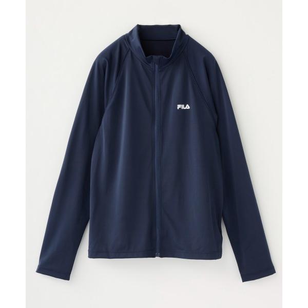 『タイムセール実施中』ZOZO問い合わせ番号:88709328ショップ:Kappa/FILA，カッパ/フィラブランド:FILA，フィラ商品名:【男女兼用 / スクール対応】ロゴ長袖フルジップラッシュガードカテゴリ:水着/着物・浴衣>ラ...