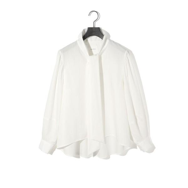 『セール実施中』ZOZO問い合わせ番号:88709740ショップ:MARcourt，マーコートブランド:MIDIUMISOLID，ミディウミソリッド商品名:MIDIUMISOLID for Ladies リボンタイシャツカテゴリ:トップス&...