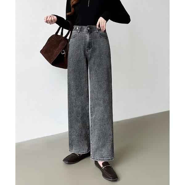 『セール実施中』ZOZO問い合わせ番号:88741739ショップ:Ada.，エイダブランド:COCOMOMO，ココモモ商品名:【楽 革 命】ストレッチ抜群！ 楽革命デニムパンツ ウエスト調整ボタンつき デニムパンツ ストレート ハイウエスト...